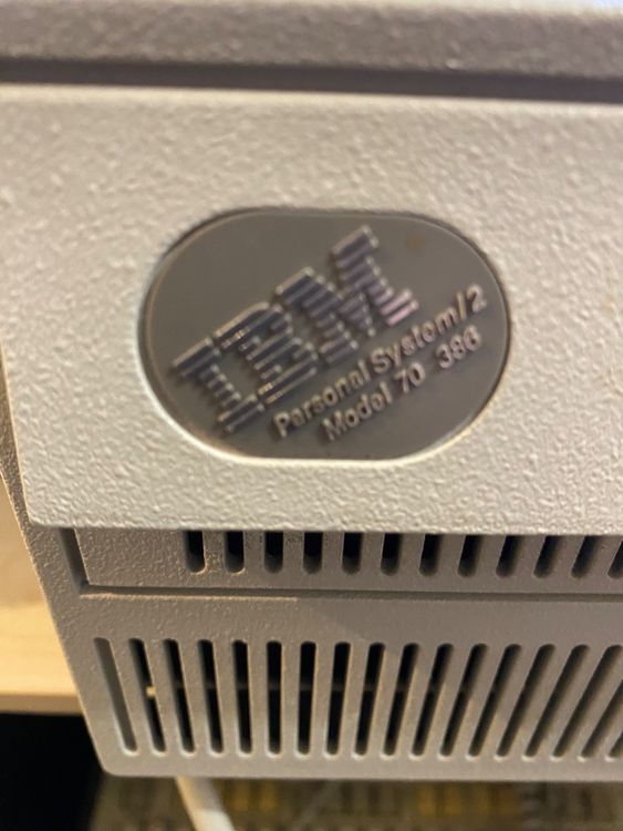IBM PS2 Model 70 386 - läuft!! Mit Monitor (Gebraucht) in Esslingen für ...