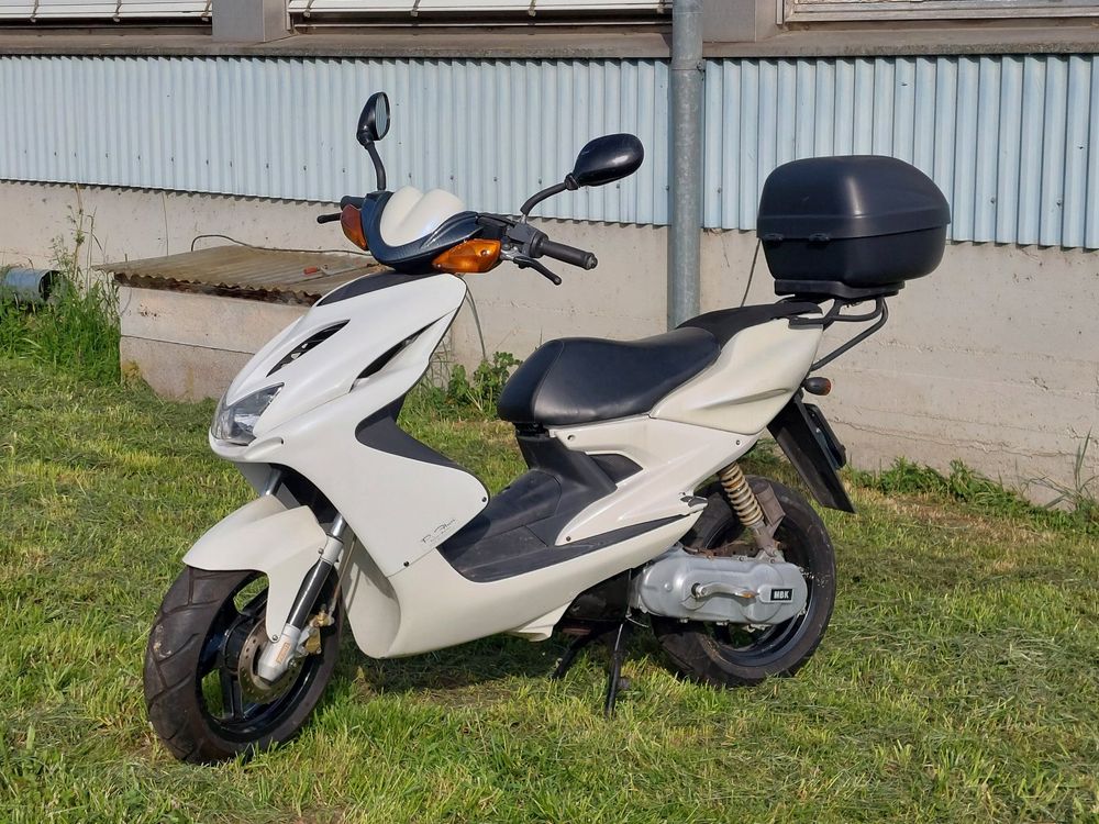 Schöner MBK Nitro 50 Yamaha YQ Aerox Scooter Roller Topcase (Difettoso ...