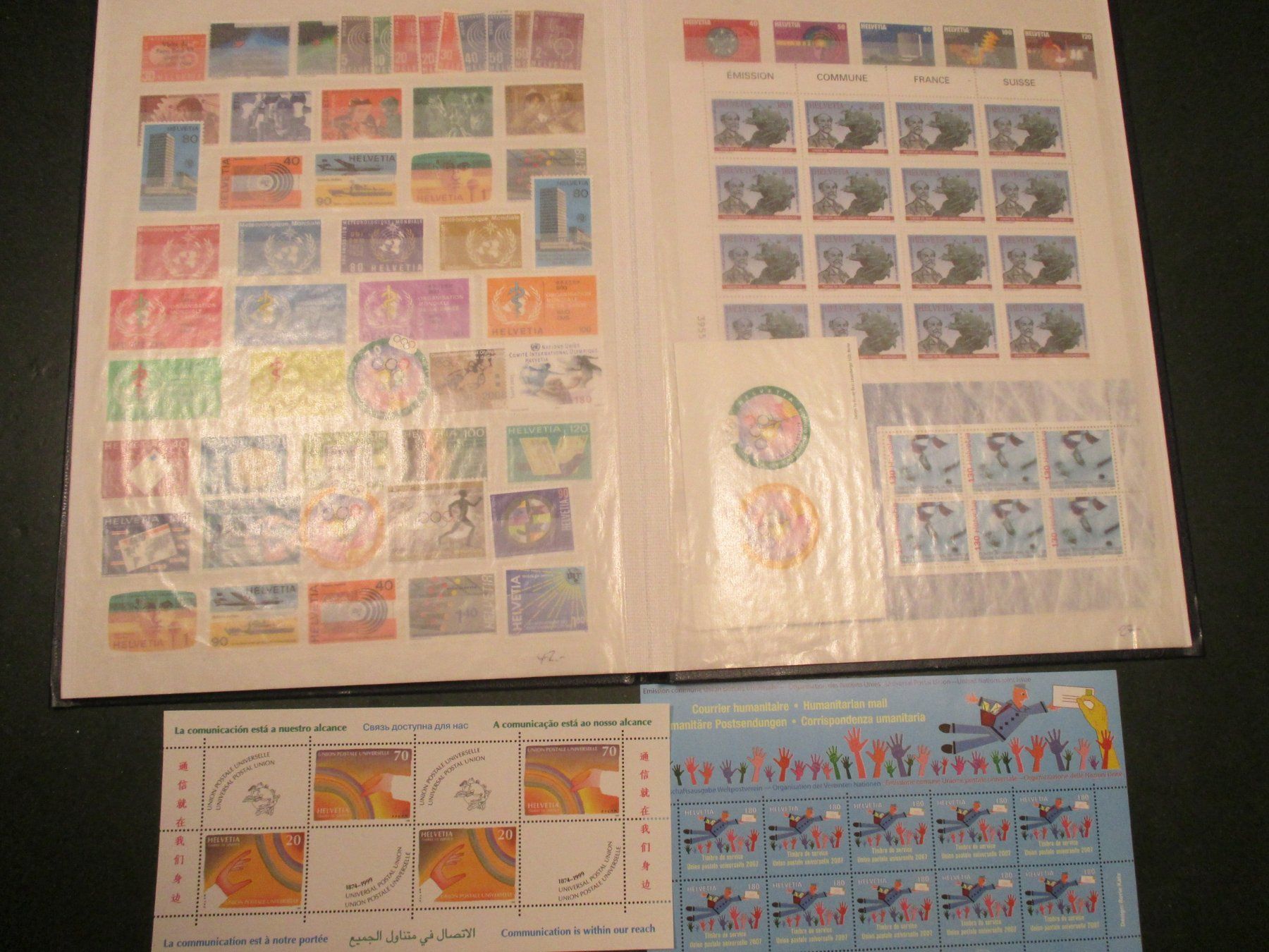 Frankaturware Aemter Fr. 130.- drei Albenseiten ! (Gebraucht) in Bibern ...