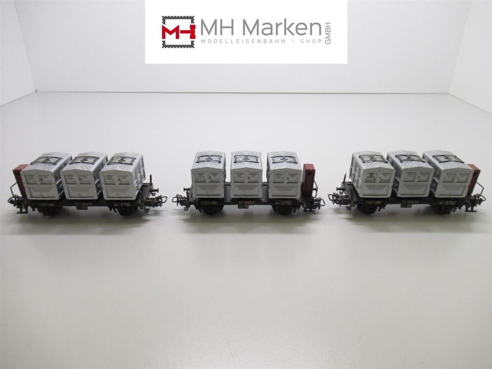 Märklin 3 x 4614 DB Behältertragwagen AC | Kaufen auf Ricardo