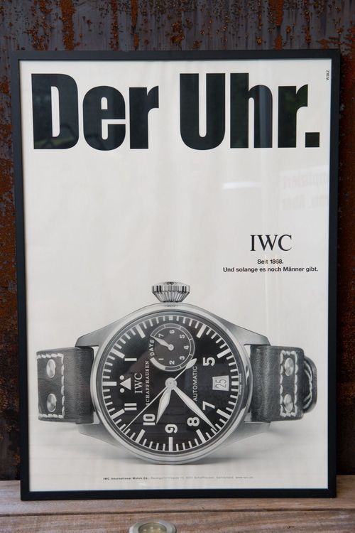 IWC-Poster aus Wirz-Kampagne (Gebraucht) in Safenwil für CHF 76 – mit ...