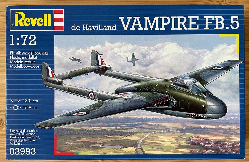 De Havilland Vampire FB.5 - Revell 1/72 (Neu (gemäss Beschreibung)) in ...