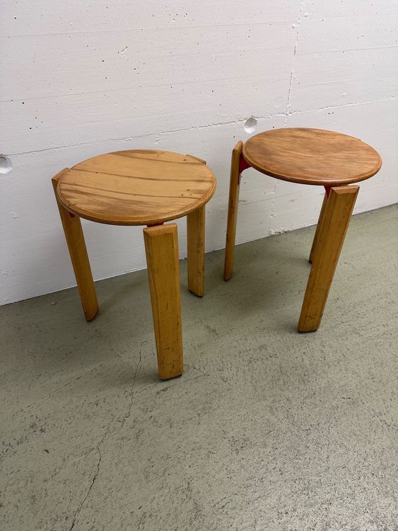 Bruno Rey Hocker Set (Gebraucht) in Zürich für CHF 120 – mit Lieferung auf Ricardo kaufen