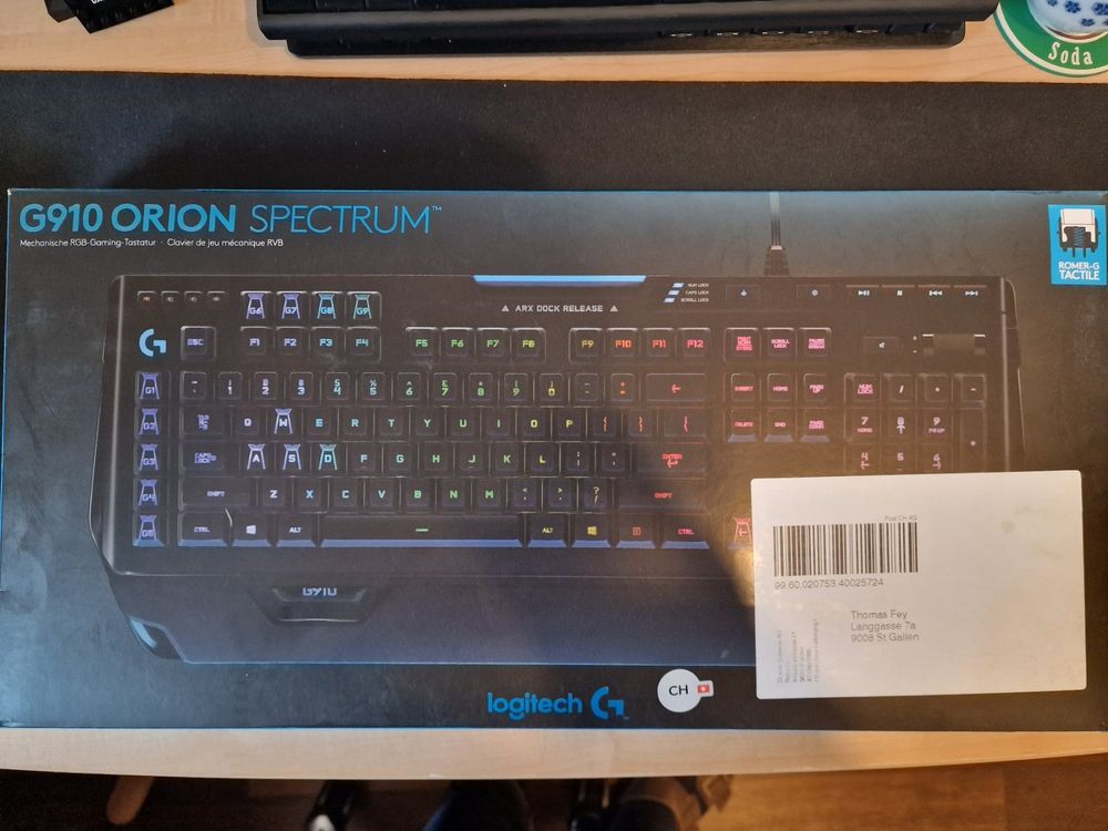 Logitech G910 Orion Spectrum (Neu (gemäss Beschreibung)) in Bülach für ...
