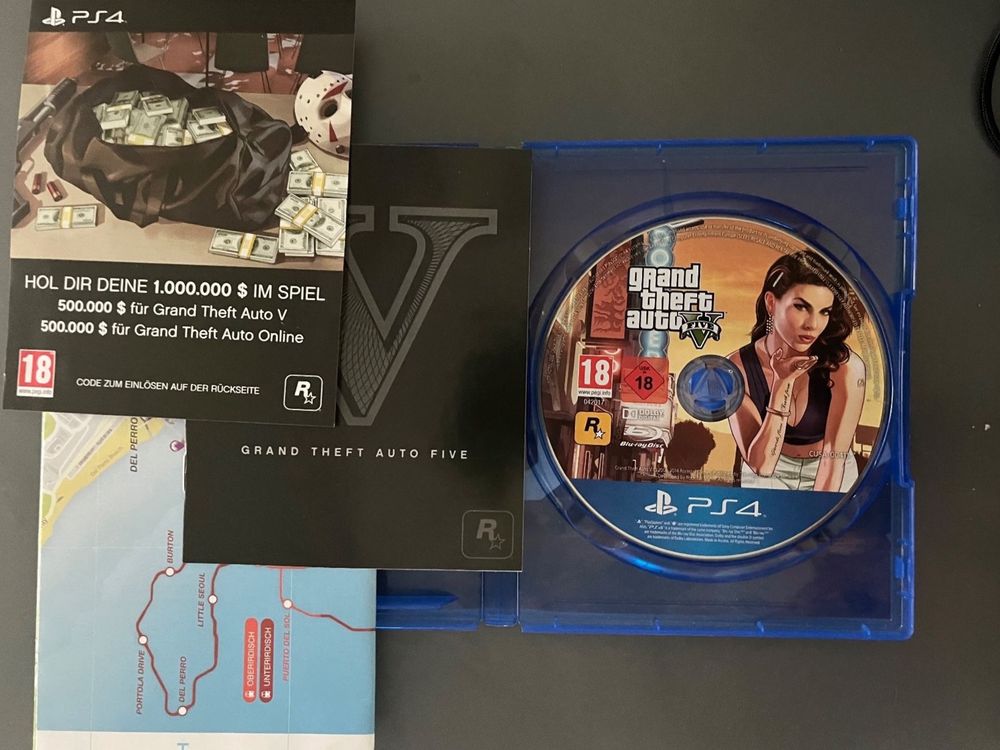 GTA V (GTA 5) pour ps4 / ps5 (Gebraucht) in St-Sulpice VD für CHF 10 – mit Lieferung auf Ricardo ...