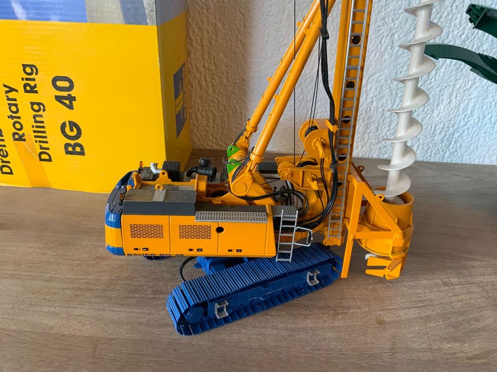 Drehbohrgerät Bauer BG 40 1:50 NZG First Gear WSI Tekno CAT | Kaufen ...
