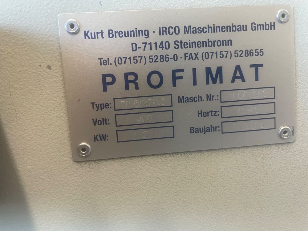 Stangenlader Irco Breuning Profimat | Kaufen auf Ricardo