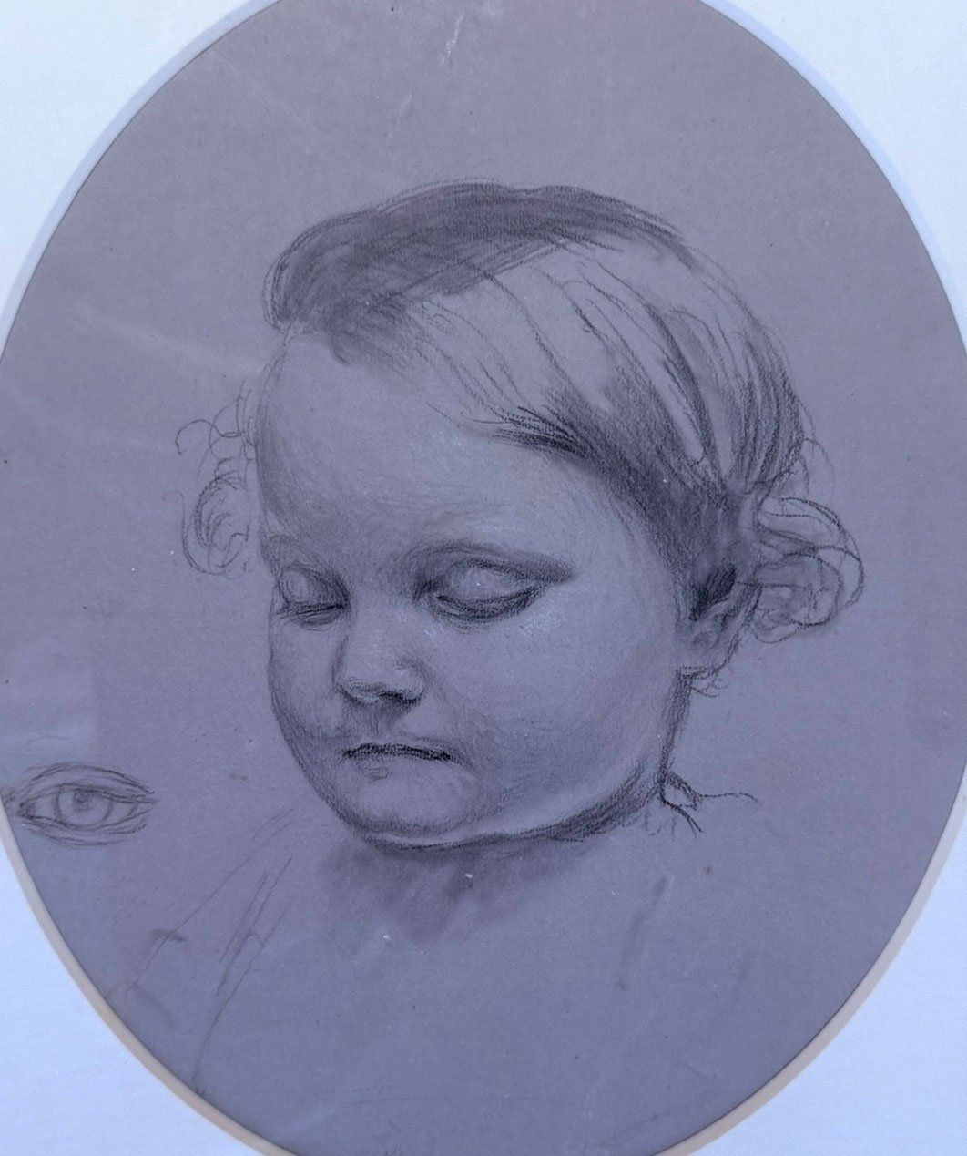 Melchior Paul von Deschwanden Zeichnung antik Kinderkopf (Gebraucht) in ...