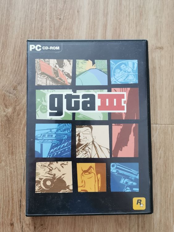 GTA 3 PC CD-Rom Klassiker Kult Retrogame (Gebraucht) in Schenkon für ...