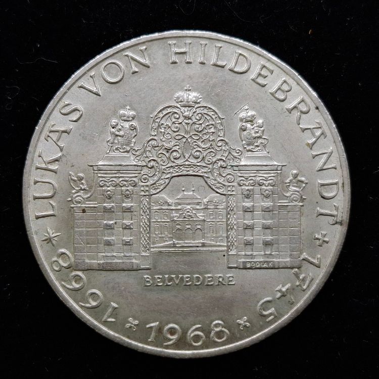 Österreich 25 Schilling 1968 Hildebrandt 800/1000 Silber (Gebraucht) in ...