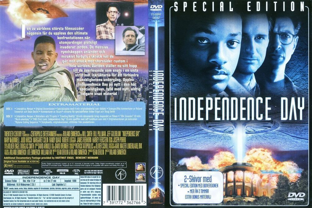 DVD INDEPENDENCE DAY (Gebraucht) in Rohrbach für CHF 1 – mit Lieferung ...