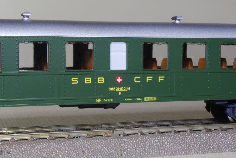 Roco 44465 SBB /CFF Stahlwagen 2. Kl. DC | Kaufen auf Ricardo