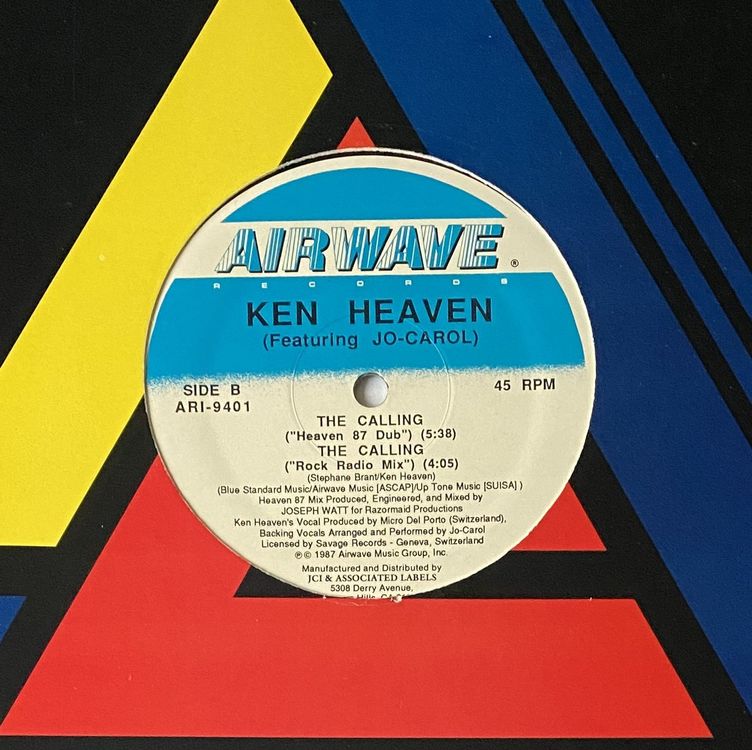 Ken Heaven Featuring Jo-Carol, The Calling (Italo Disco) (Gebraucht) in ...