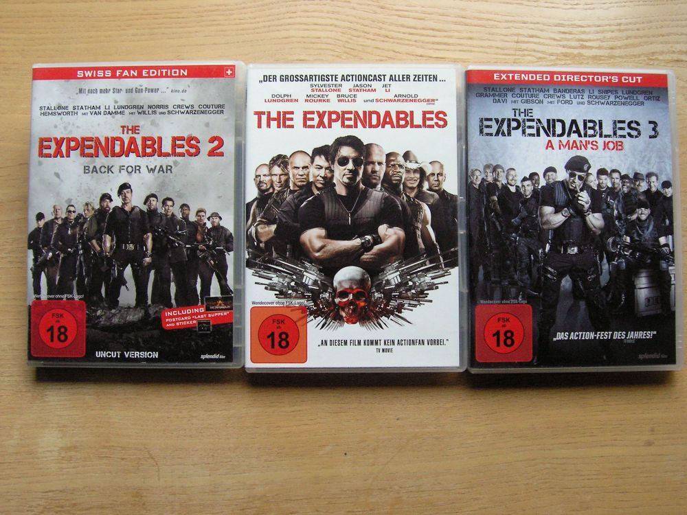 The Expendables DVD Trilogy | Kaufen auf Ricardo