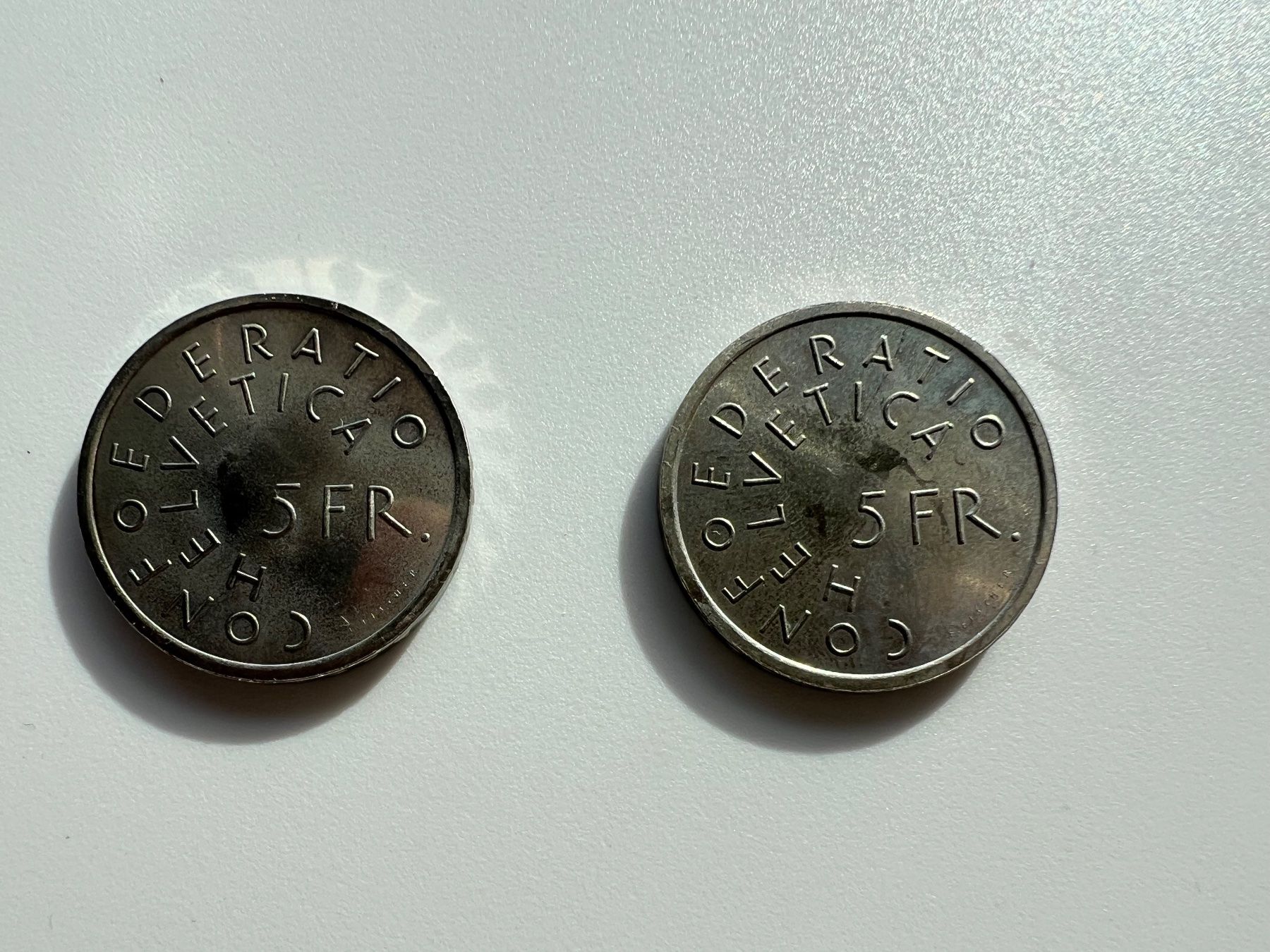 Gedenkmünzen 1974 Max Weber & 1975 Heredio Nostro Futurum (Gebraucht ...