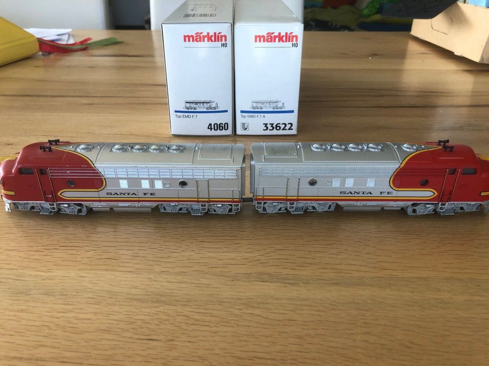 Locomotive Santa Fe 33622 + 4060 Marklin (D'occasion) à Yvonand pour ...