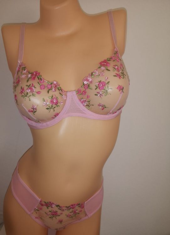 Dessous-Set, soft-BH mit Bügel +Tanga 75BC, 80BC, 85BC, 90B (Neu und originalverpackt) in Biel ...