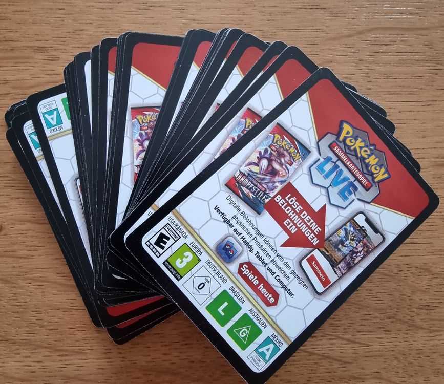 Pokemon Online Code Karten über 160 Stück Set Black Bolt (Neu (gemäss ...