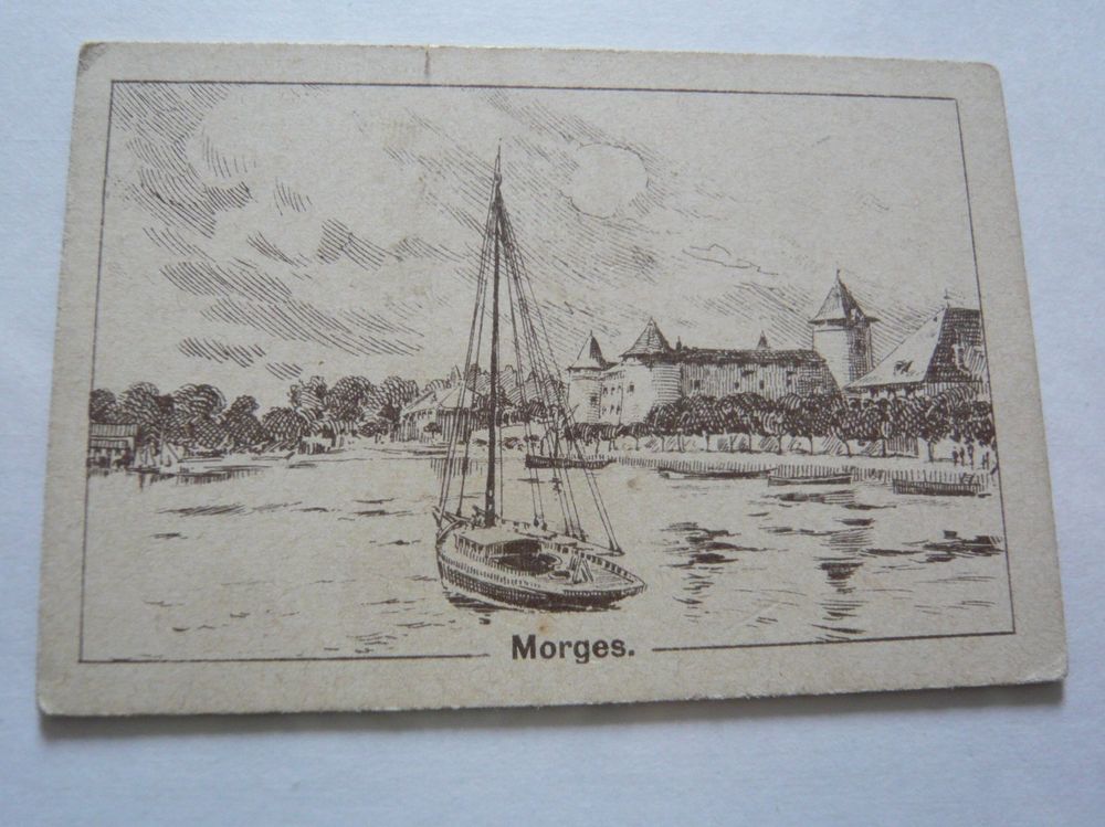 TRES ANCIENNE PETITE CARTE MORGES | Kaufen auf Ricardo