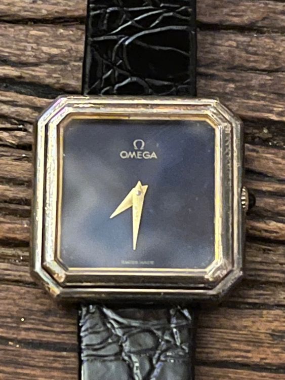 Vintage omega tank de ville 1970-72 manuelle plaquée or | Kaufen auf ...