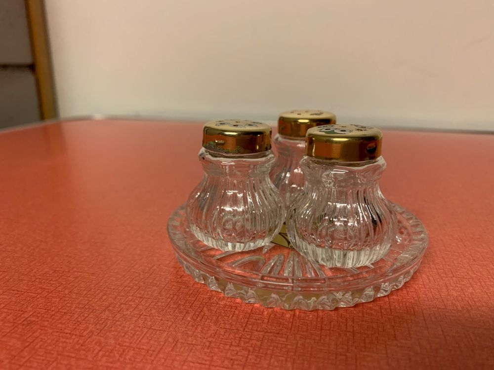 Set Gewürz, Salz, Pfeffer Streue, Echt Bleikristall | Kaufen auf Ricardo