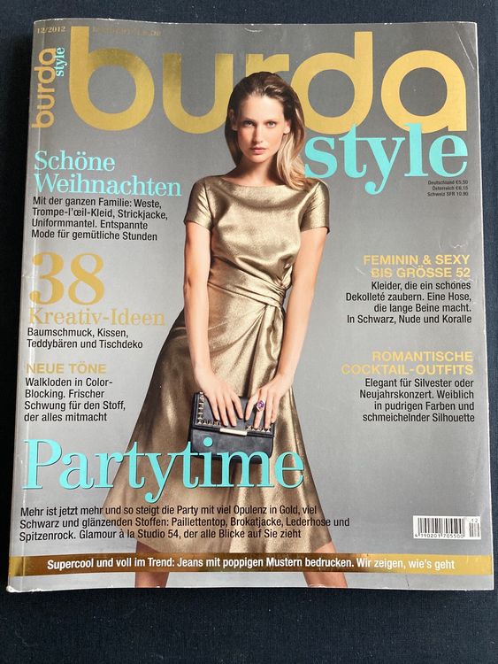 Burda style Nr. 12 2012 Schnittmuster Mode Heft | Kaufen auf Ricardo