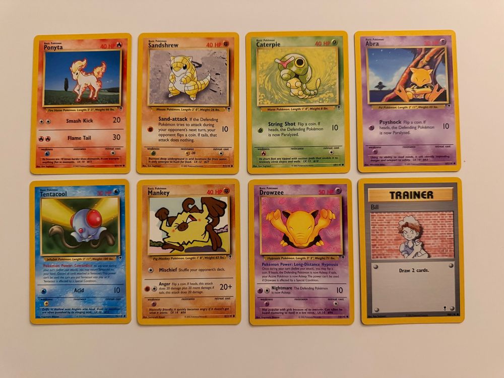 Legendary Collection 8 Pokémon Karten Bundle WOTC 2002 (Gebraucht) in ...