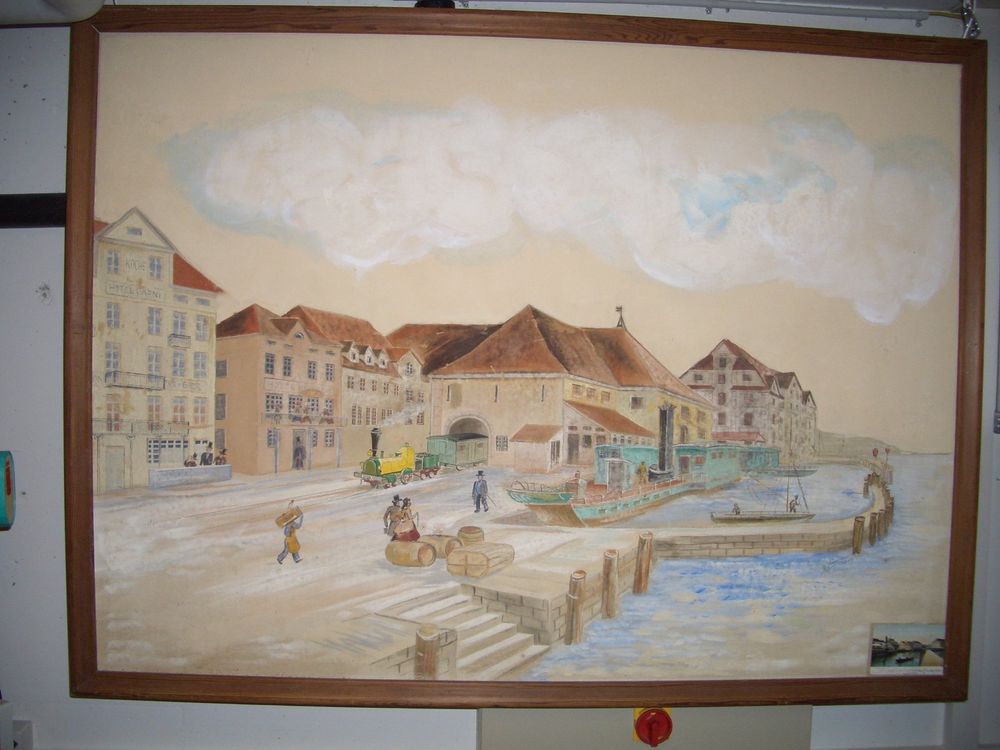 1000 Jahre RORSCHACH grosses Bild sign.Schönmann (Gebraucht) in Weggis ...