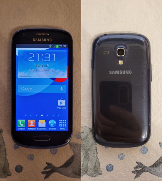 Samsung Galaxy S3 Mini GT-I8190N / 8GB / Android 4.1.2 / #87 (Gebraucht ...