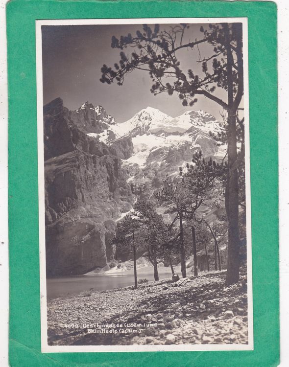Oeschinensee und Blümlisalp 1934 (Gebraucht) in Herisau für CHF 1 – mit Lieferung auf Ricardo kaufen