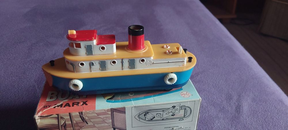 Marx Boot, Dampfschiff, Spielzeugboot, Vintage, Retro (Defekt) in für ...
