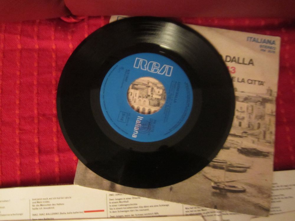 Lucio Dalla DLP The Best + 45er Single Vinyl Schallplatten (D'occasion ...