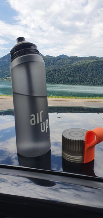Airup Air Up Flasche orange Black Neuwertig kaum benützt (Gebraucht) in ...