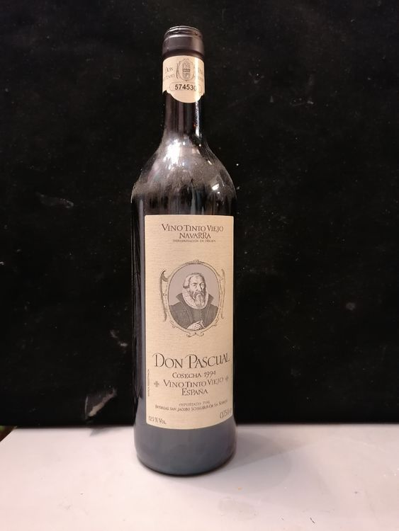 Vin rouge espagnol Don Pascual 1994 Navarra (Neu (gemäss Beschreibung ...