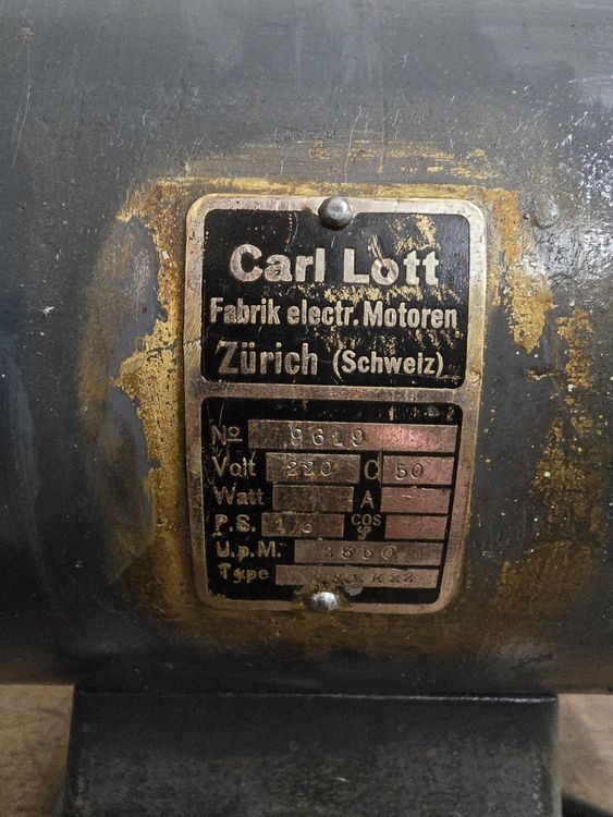 Carl Lott Schleifbock Antik - Scheunenfund (Defekt) in Rebstein für CHF ...
