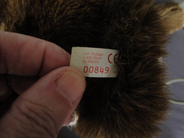 STEIFF. Grand Chien St-Bernard, dimension 55 L x 45 H x 30L (Neu ...