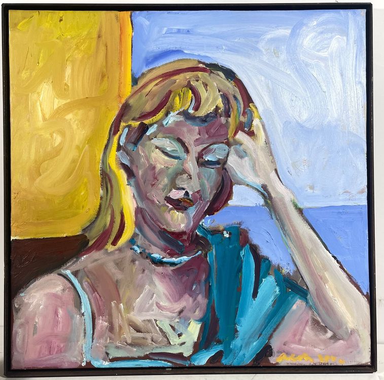 Gemälde von einer Dame | Kaufen auf Ricardo