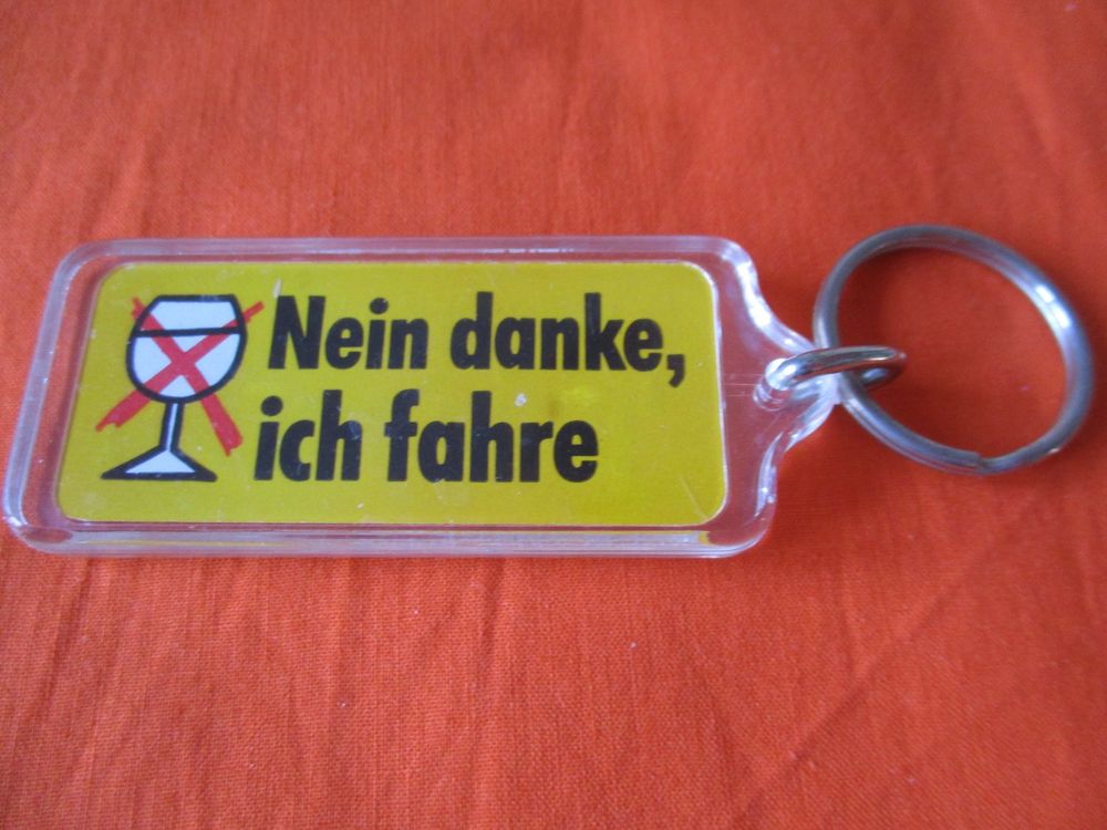 Schlüsselanhänger nein danke ich fahre (Gebraucht) in Birsfelden für ...