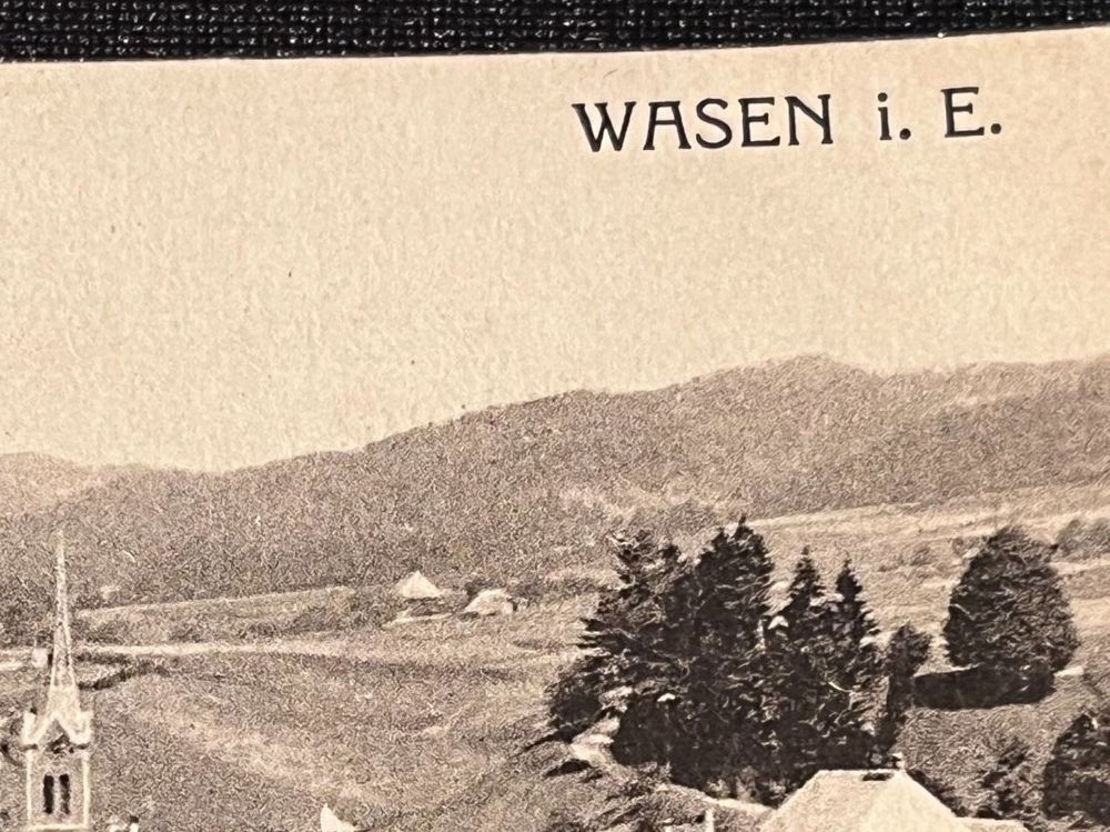 Alte Postkarte Von Wasen i.Emmenthal. (Gebraucht) in Erlenbach im ...