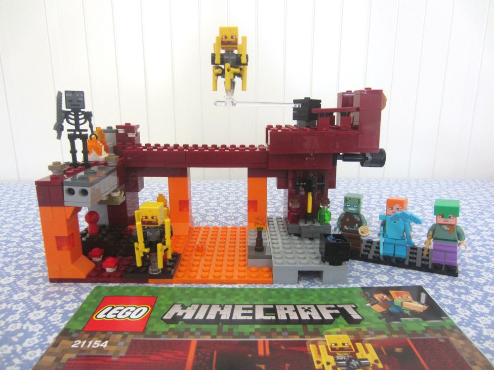 LEGO Minecraft 21154 'die Brücke' neuwertig&komplett | Kaufen auf Ricardo