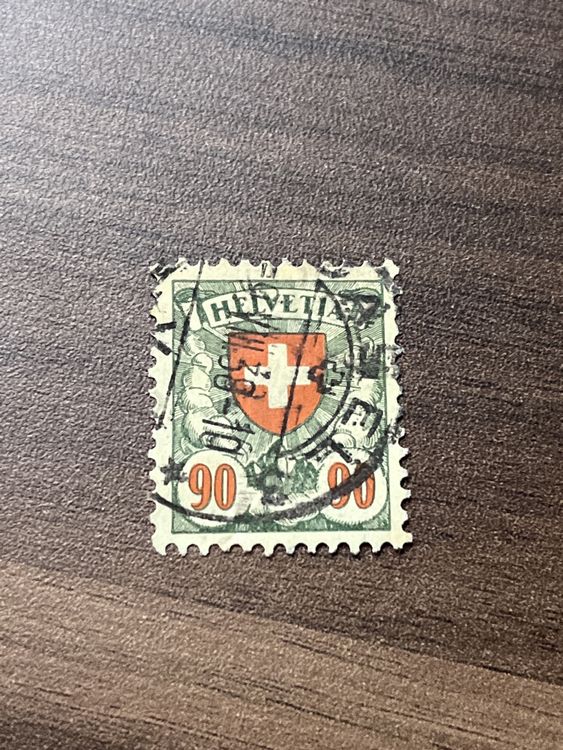 Helvetia Briefmarke 90er Jahre Schweiz Sammler Rarität (Gebraucht) in Mägenwil für CHF 1 – mit ...
