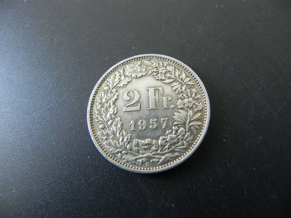 Schweiz 2 Franken 1957 B Silber | Kaufen auf Ricardo