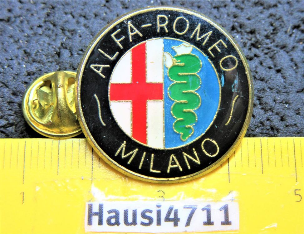 ALFA ROMEO MILANO Vintage PIN 25mm GROSS | Kaufen auf Ricardo
