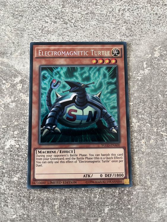 Electromagnetic Turtle (YGLD-ENA00), Secret Rare | Kaufen auf Ricardo