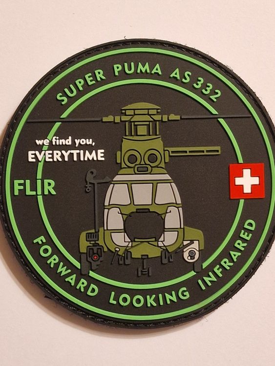Luftwaffe Abzeichen Badge Super Puma AS 332 Pvc Klett | Kaufen auf Ricardo