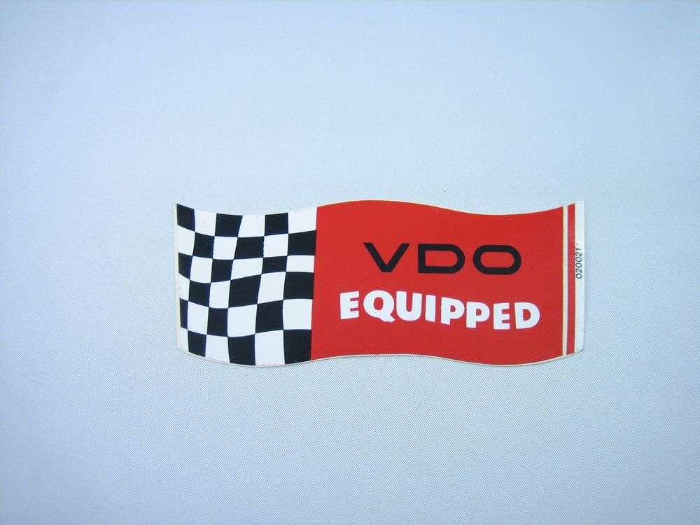 VDO Equipped alter Aufkleber/Sticker (Gebraucht) in Zürich für CHF 1.8 ...