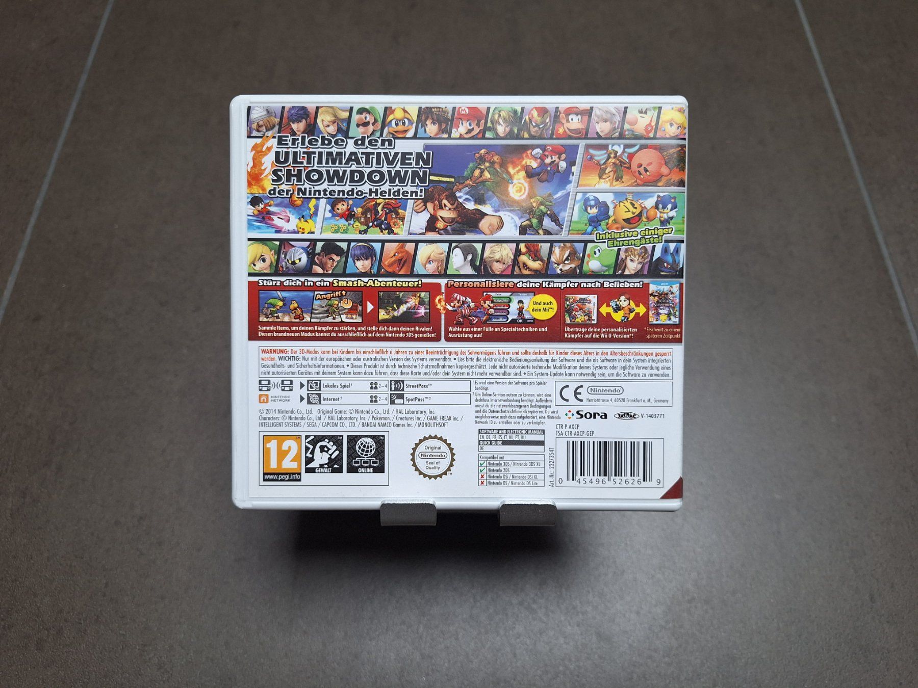 Super Smas Bros. 3DS OVP inkl nintendo club Pin card (Gebraucht) in ...