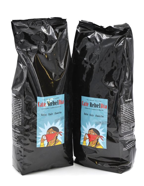 2x 1kg CAFÉ REBEL DIA - fein fair fuerte Espresso (16848) | Kaufen auf ...