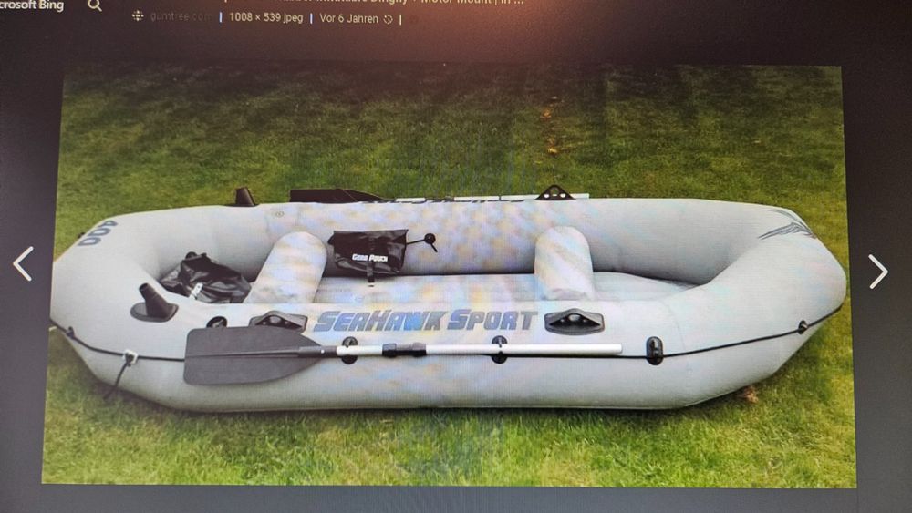 Schlauchboot Intex Seahawk Sport 400 kaum gebraucht (Gebraucht) in ...