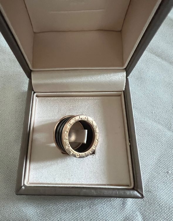 BULGARI B ZERO RING 4 BAND 18k ROSÉGOLD MIT ORIG. QUITTUNG | Kaufen auf Ricardo